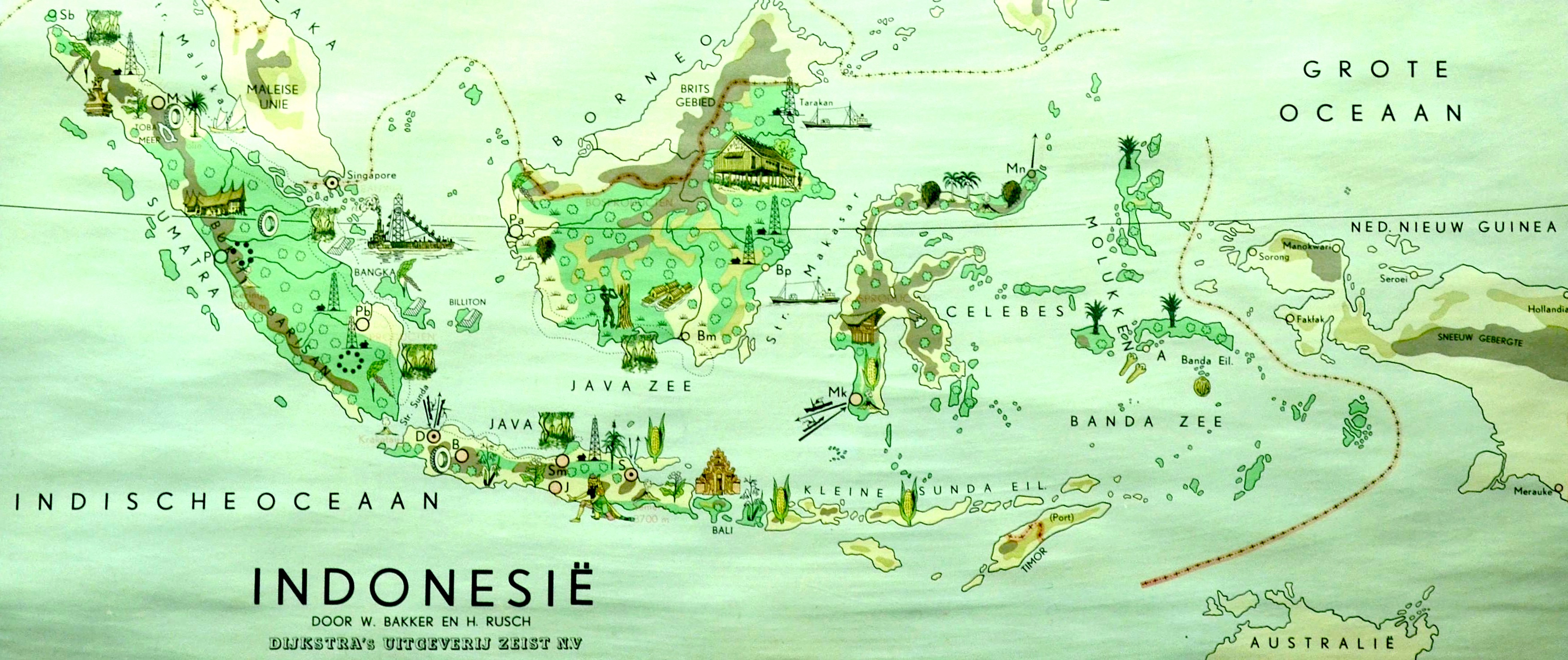 Indonesia and its main cash crops (circa 1930 and 1960) – wildling•rocks